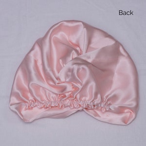 Twisted Sleep Bonnet Double Layer Silk Sleep Cap Sleeping Nightcap Hair ...