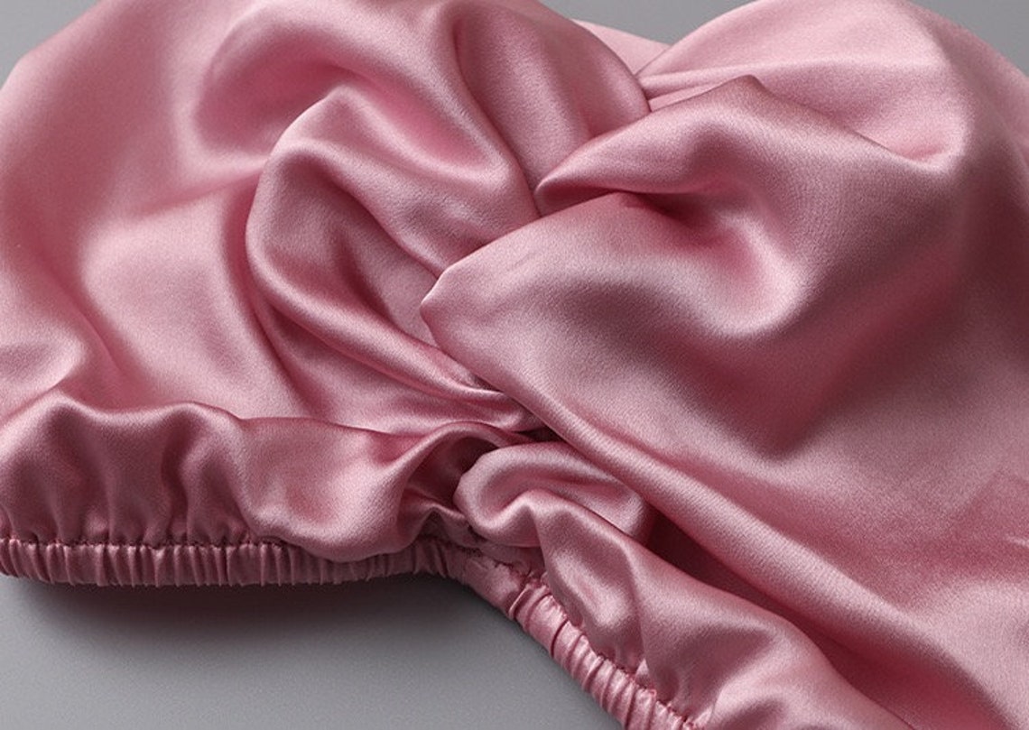 100% Mulberry Silk Caps Silk Bonnets Hair Care Night Cap Hair Beauty ...