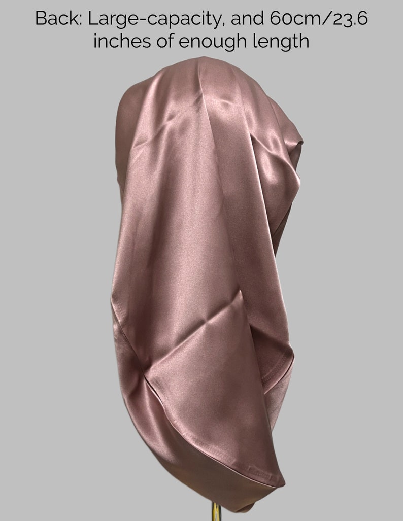 Long Silk Bonnet for Long Hair 6A Grade Mulberry Silk Sleep - Etsy