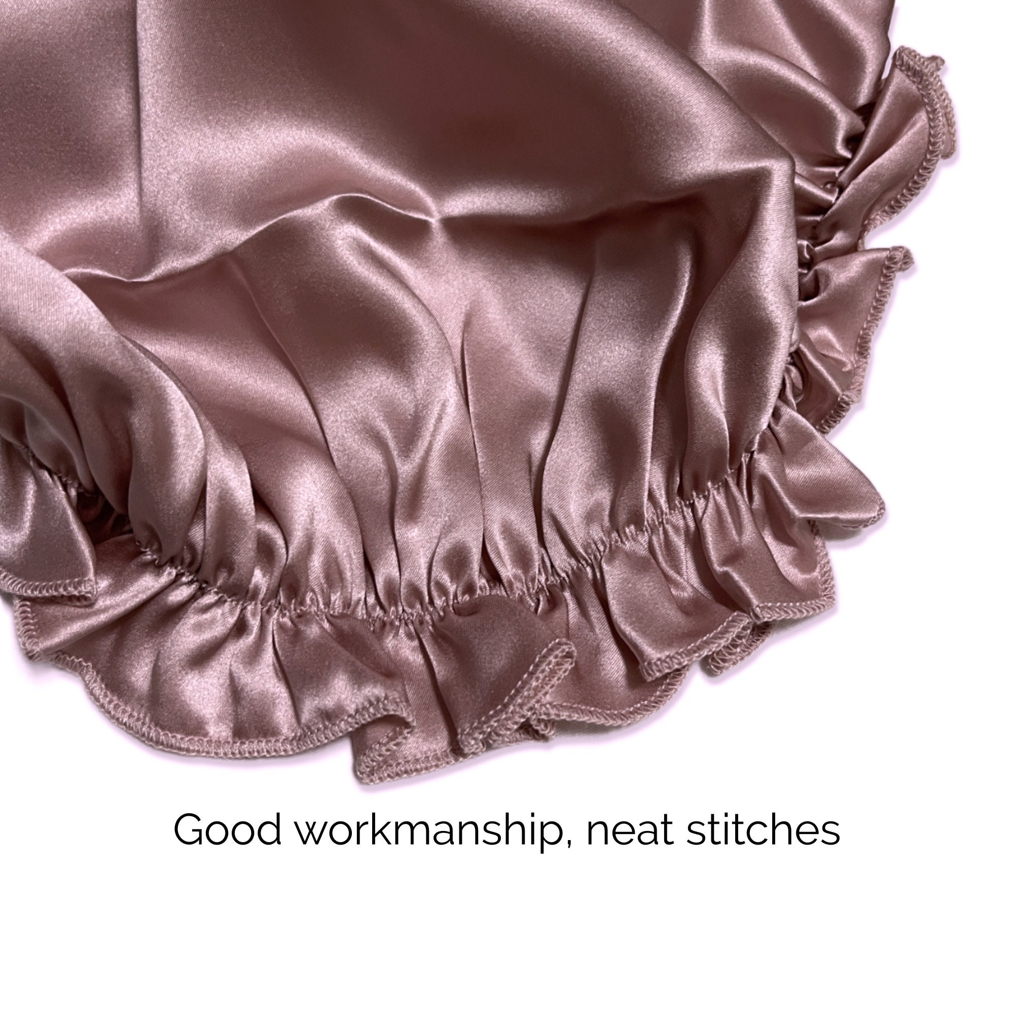 100% Mulberry Silk Night Cap/hat, 6A Grade Silk Luxury Sleeping Bonnet ...