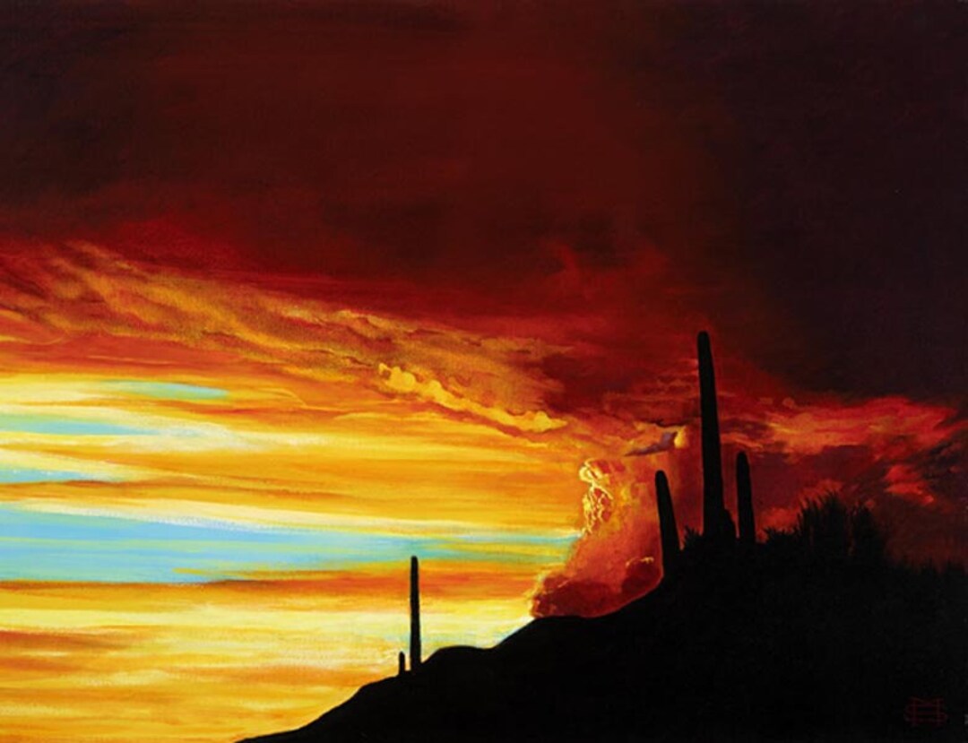 Summer Sunset, Limited Edition Signed Giclee - Etsy