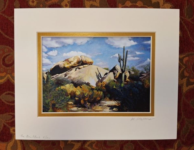 The Boulders, Limited Edition Signed Giclee - Etsy