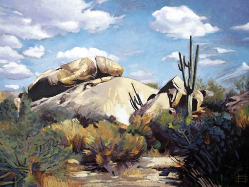 The Boulders, Limited Edition Signed Giclee - Etsy