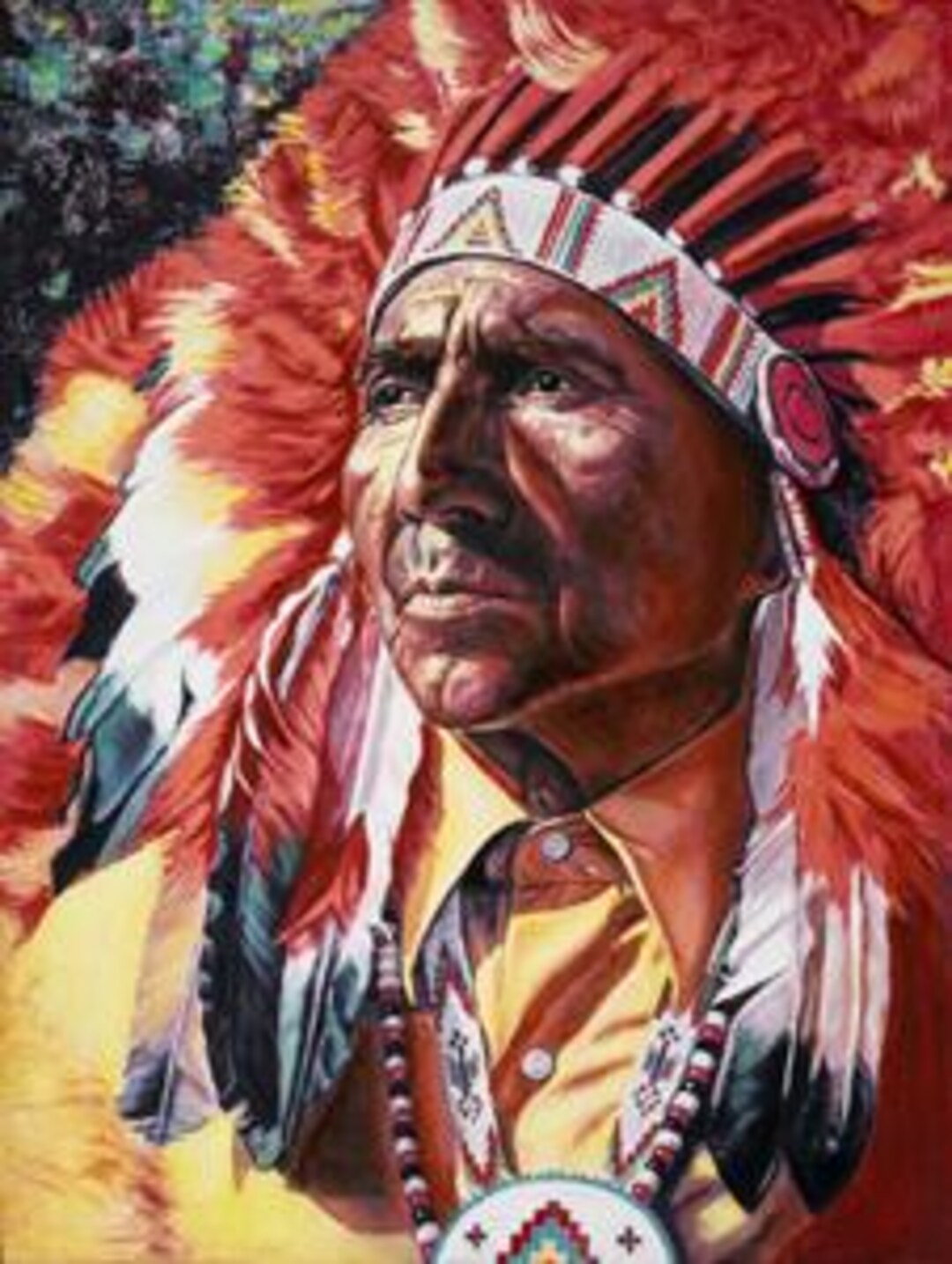 Native American Chief - Etsy