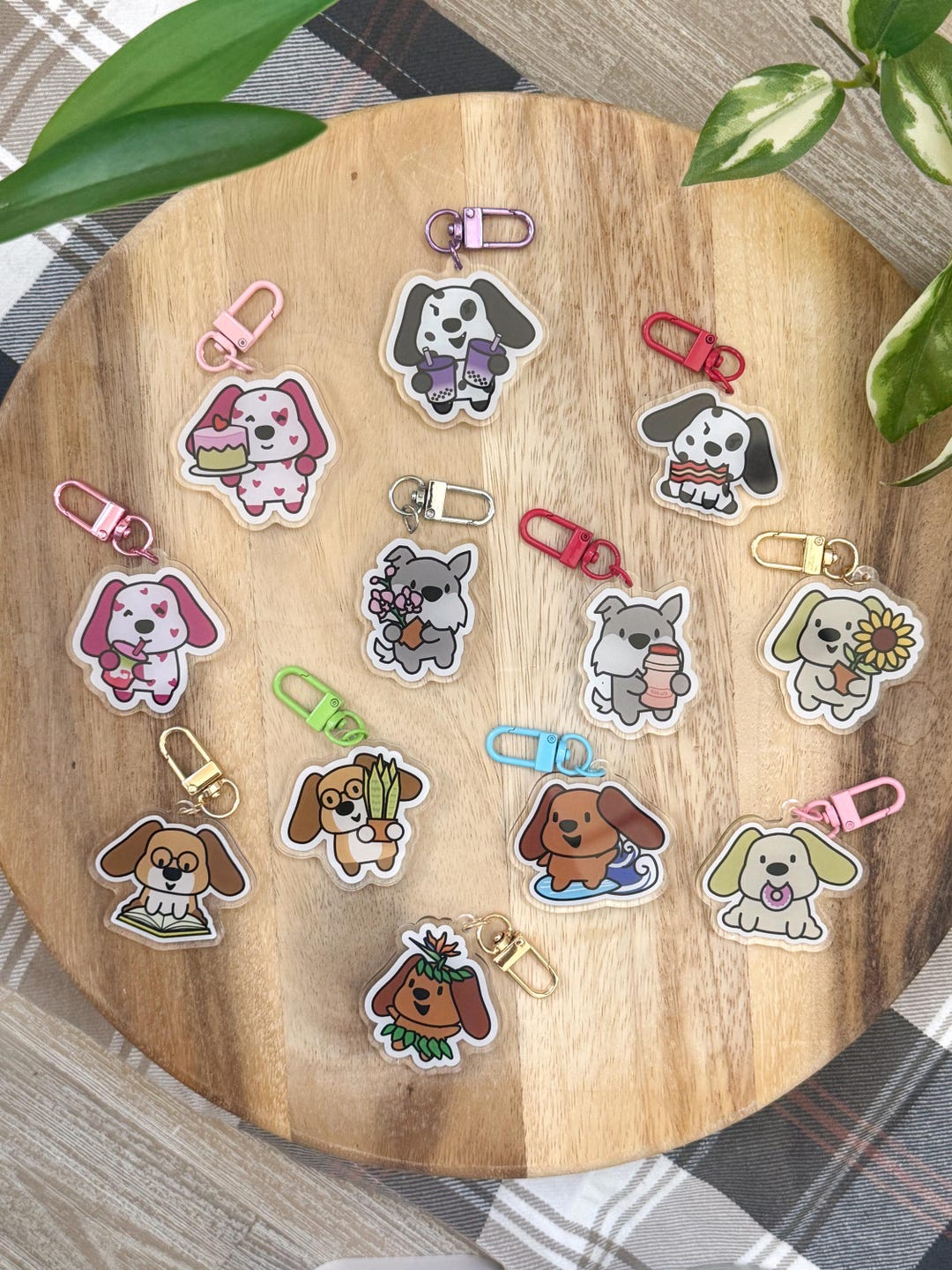 Dog Keychains, Charms, Zipper Pulls for Purses and Backpacks - Etsy