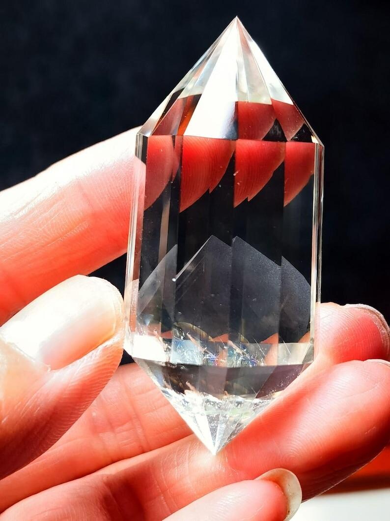 Rainbow Himalayan Crystal Quartz Vogel Wand, 12 Sided, Reiki Healing - Etsy