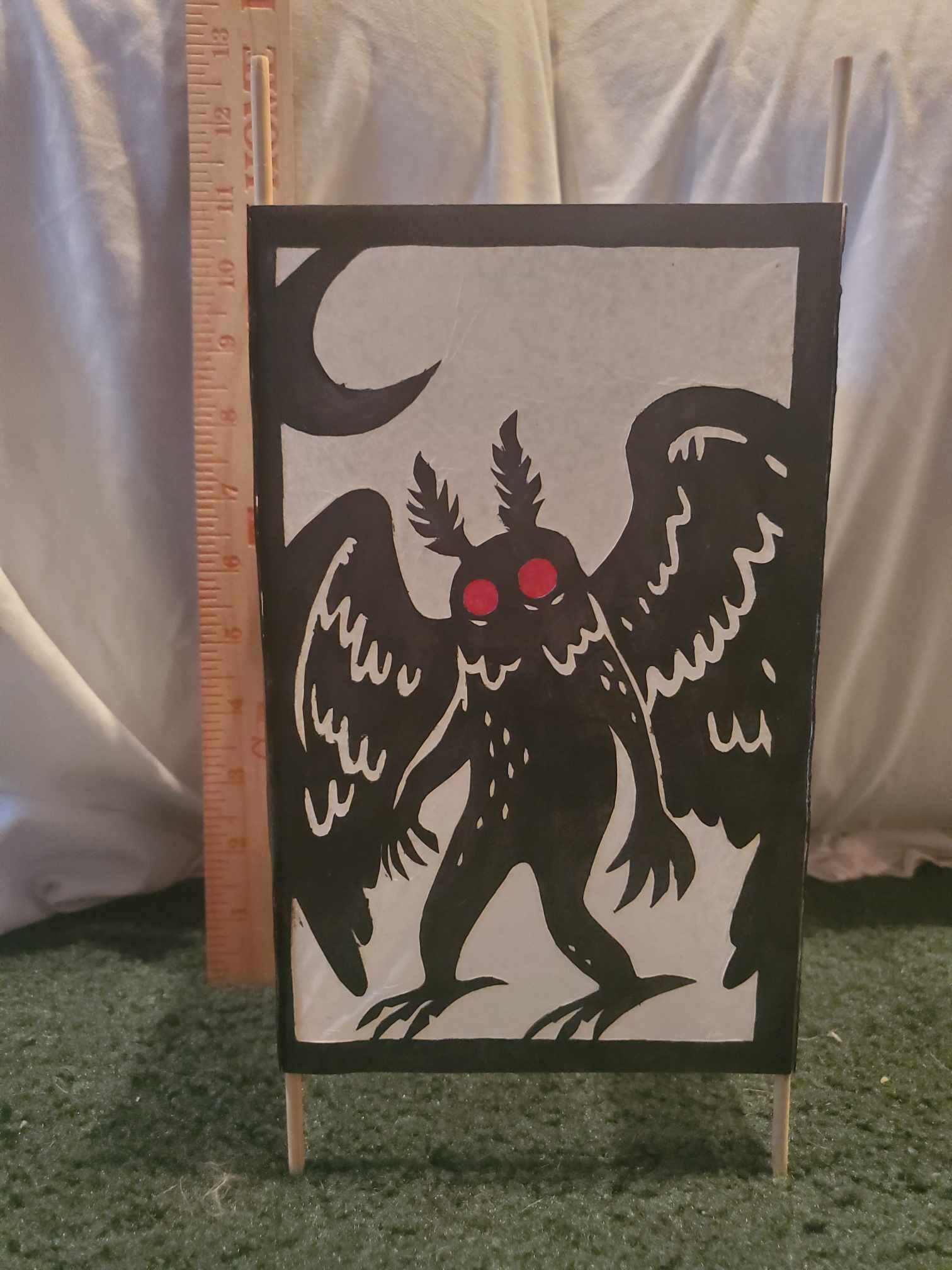 Mothman Lantern (candle Not Included.) - Etsy
