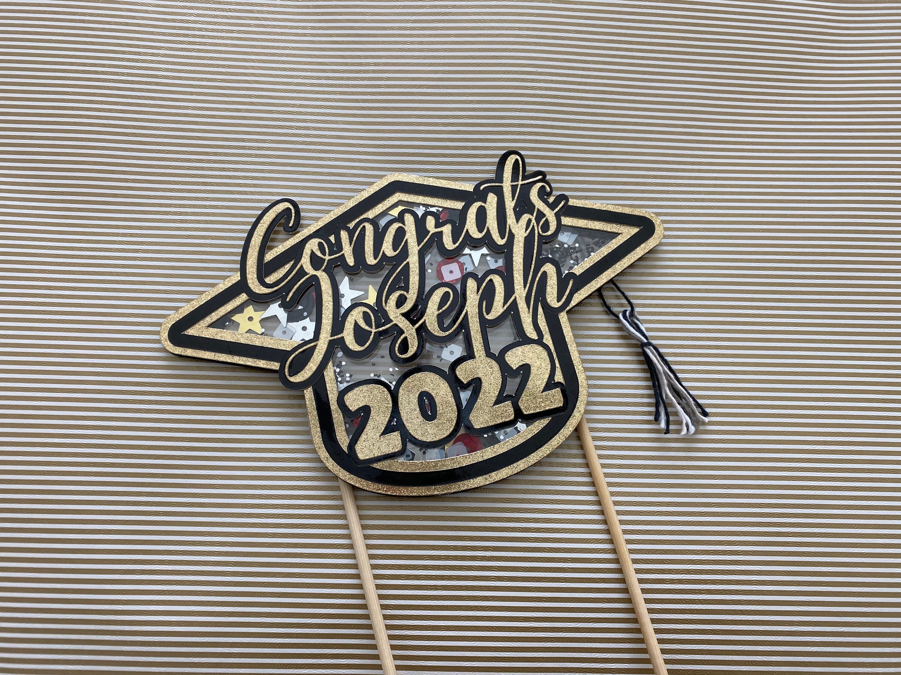 2023 Graduation Cake Topper Shaker - Etsy