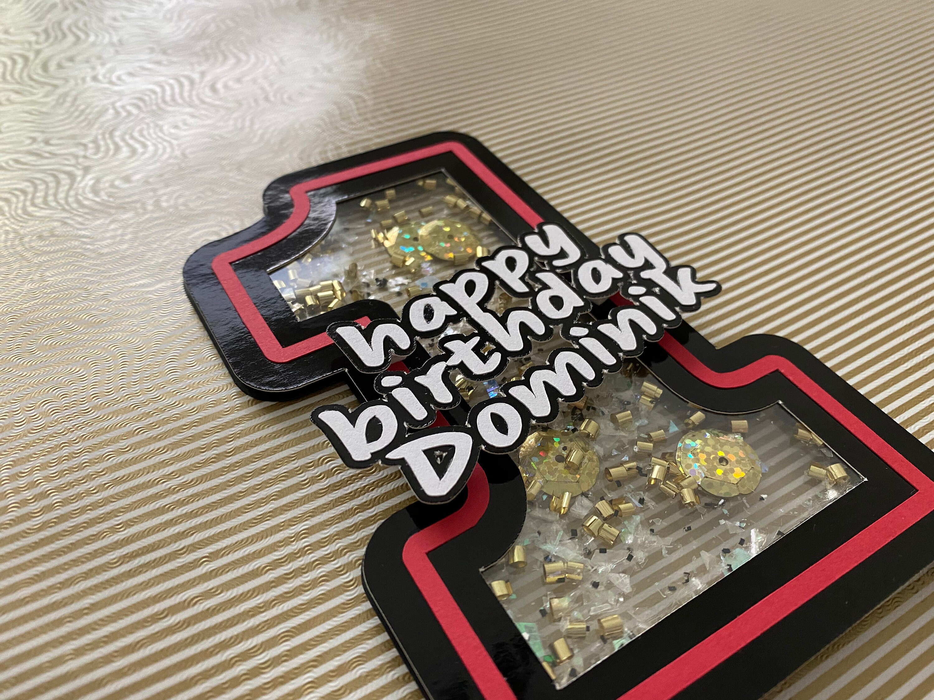 Customizable Number Cake Topper Shaker - Etsy