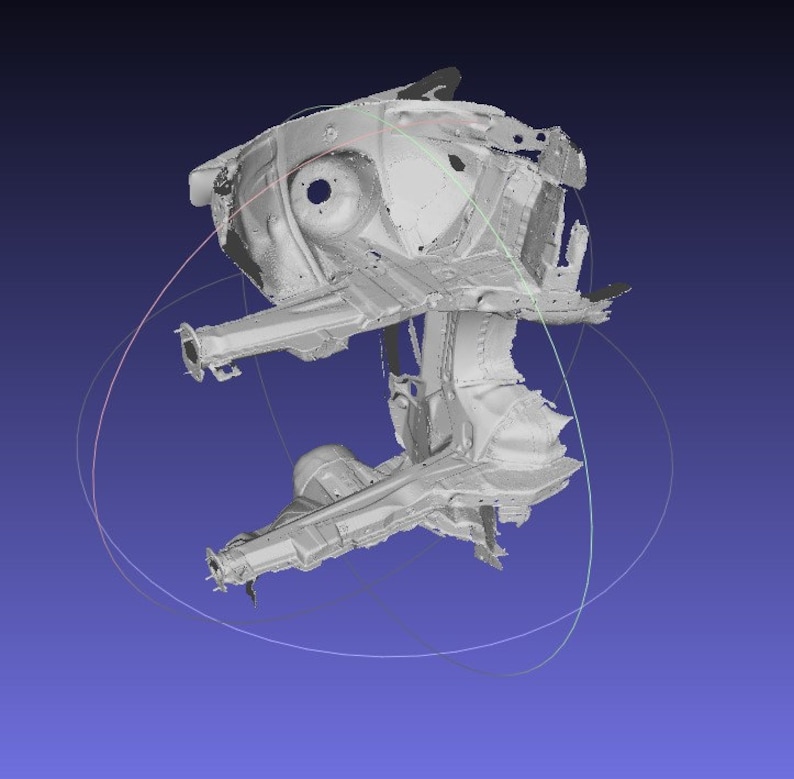 3D Scanned Front of BMW E46 Chassis - Etsy