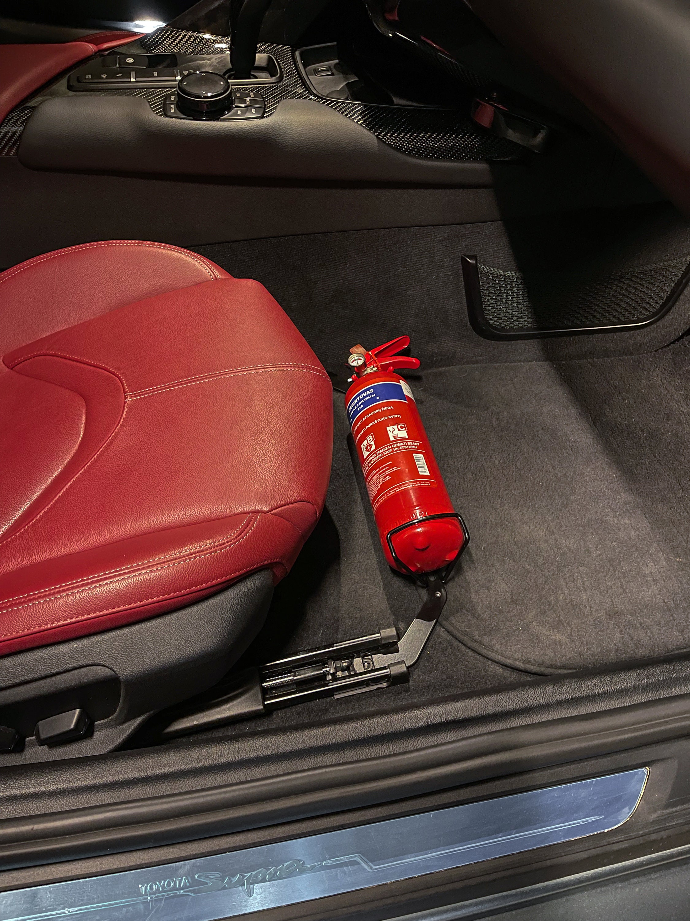 Suitable Toyota Supra GR A90 Fire Extinguisher Bracket - Etsy
