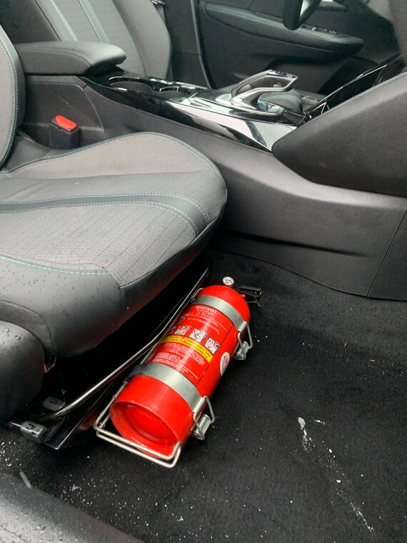 Car fire extinguisher mount store