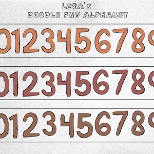 Doodle Png Alphabet Letters Alphabet PNG Bundle Sublimation - Etsy