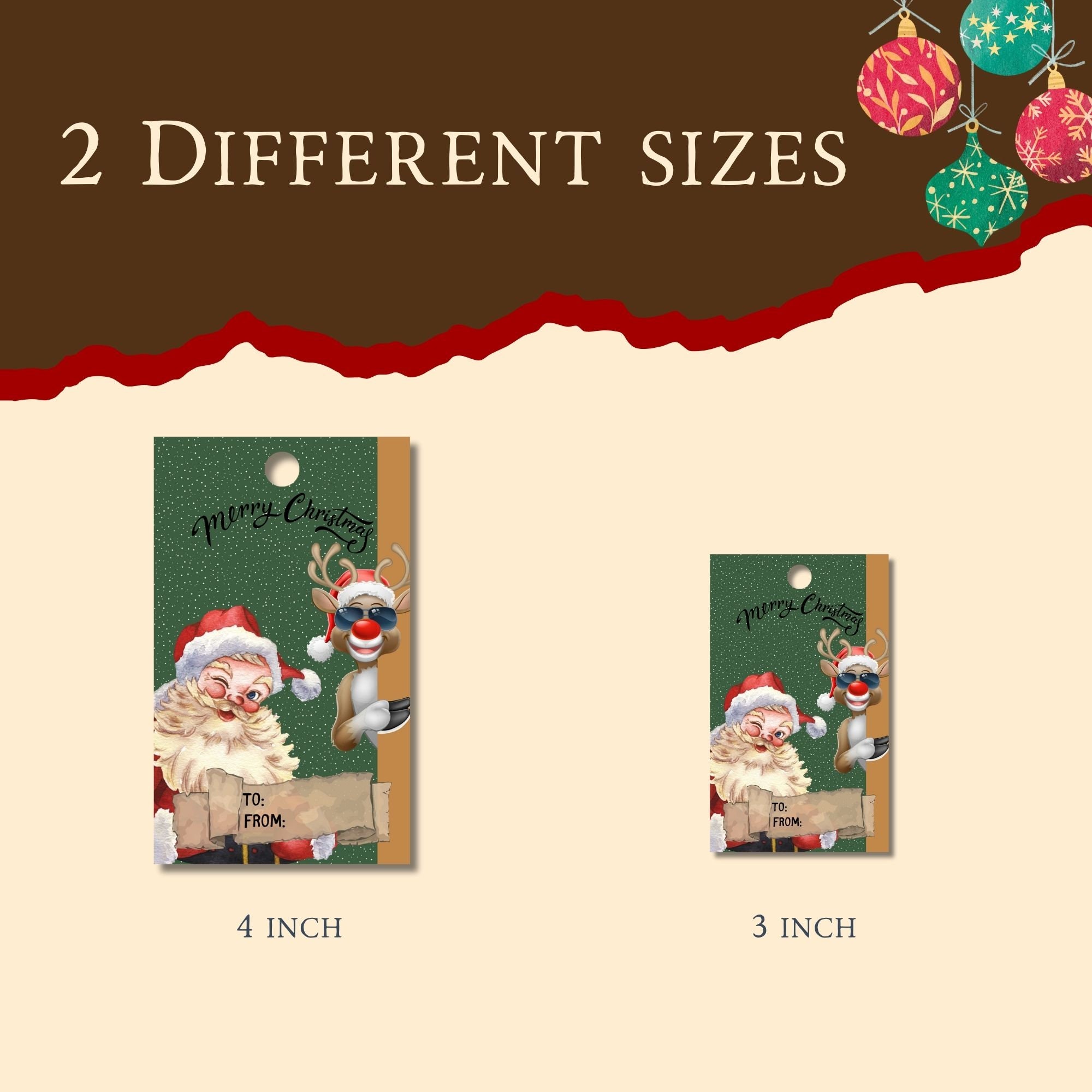 Christmas Favor Tags, Holiday Gift Tags, Christmas Tag, Printable Favor ...
