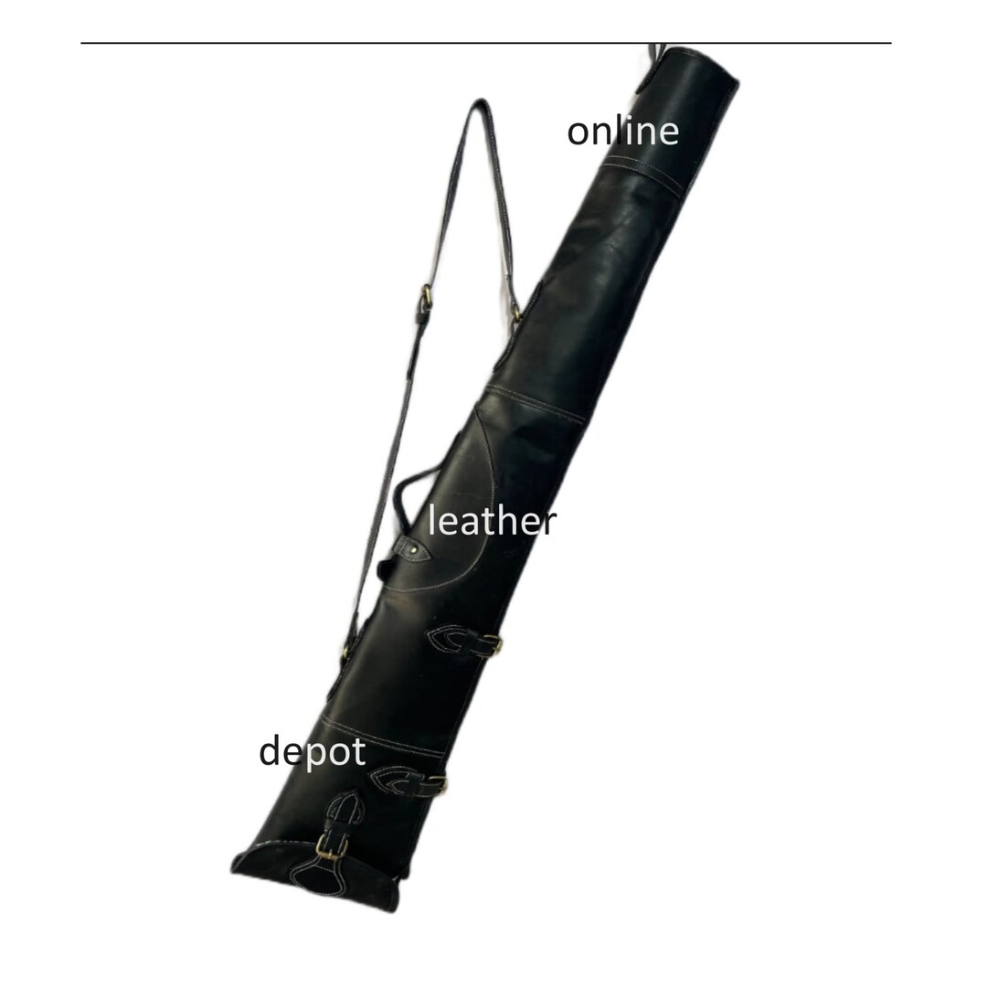 Leather Scabbard Western Tooled Leather Rifle Sleeves Shotgun Case Gun ...