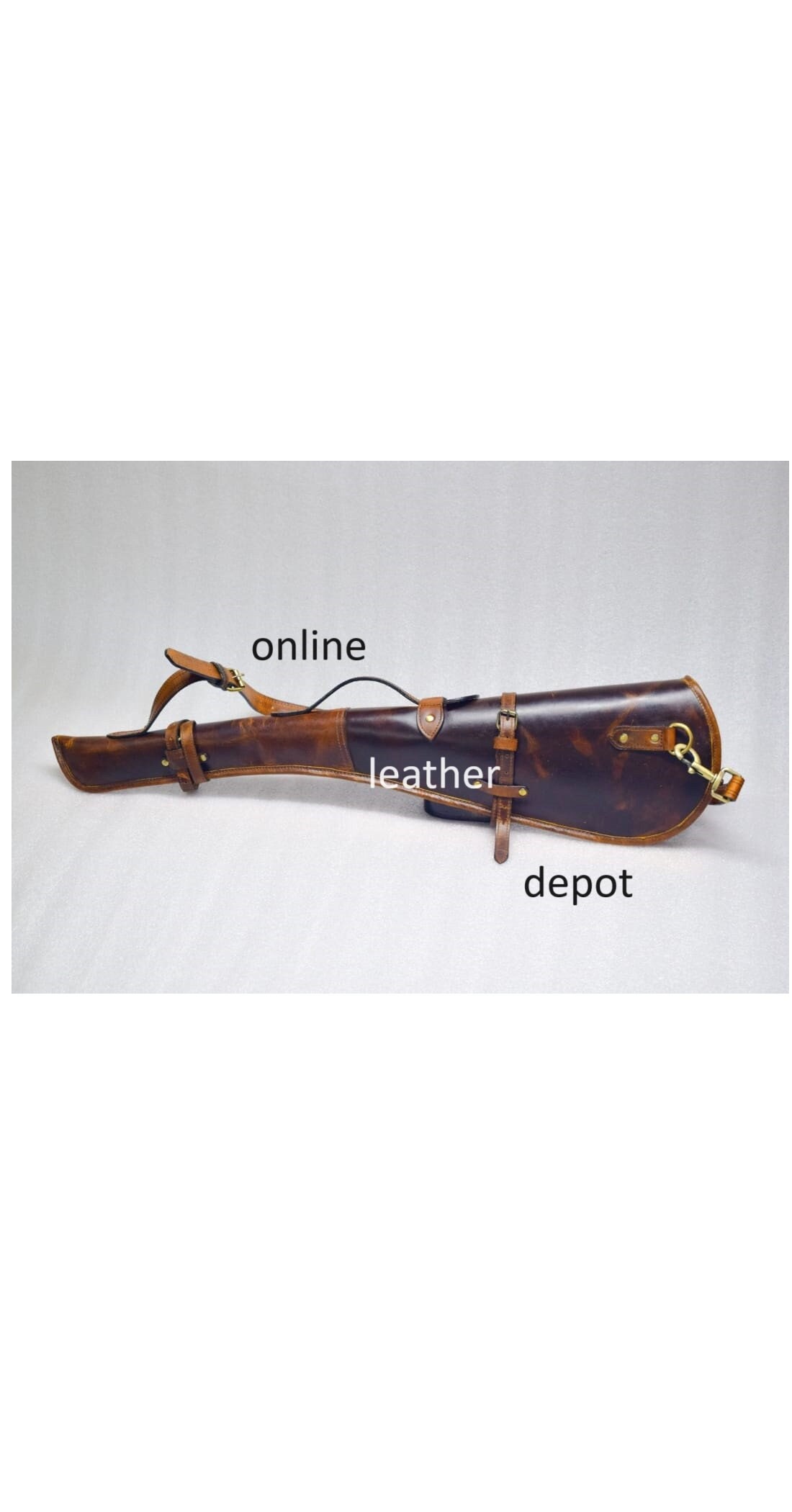 Leather Scabbard Western Tooled Leather Rifle Sleeves Shotgun - Etsy