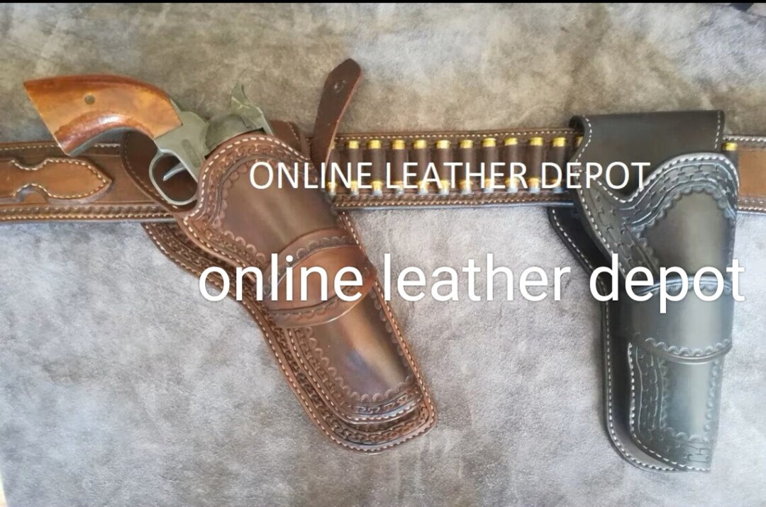 Action Ruger Colt Sass Rigs Cowboy Ammo Loops Western Cartridge Belt ...