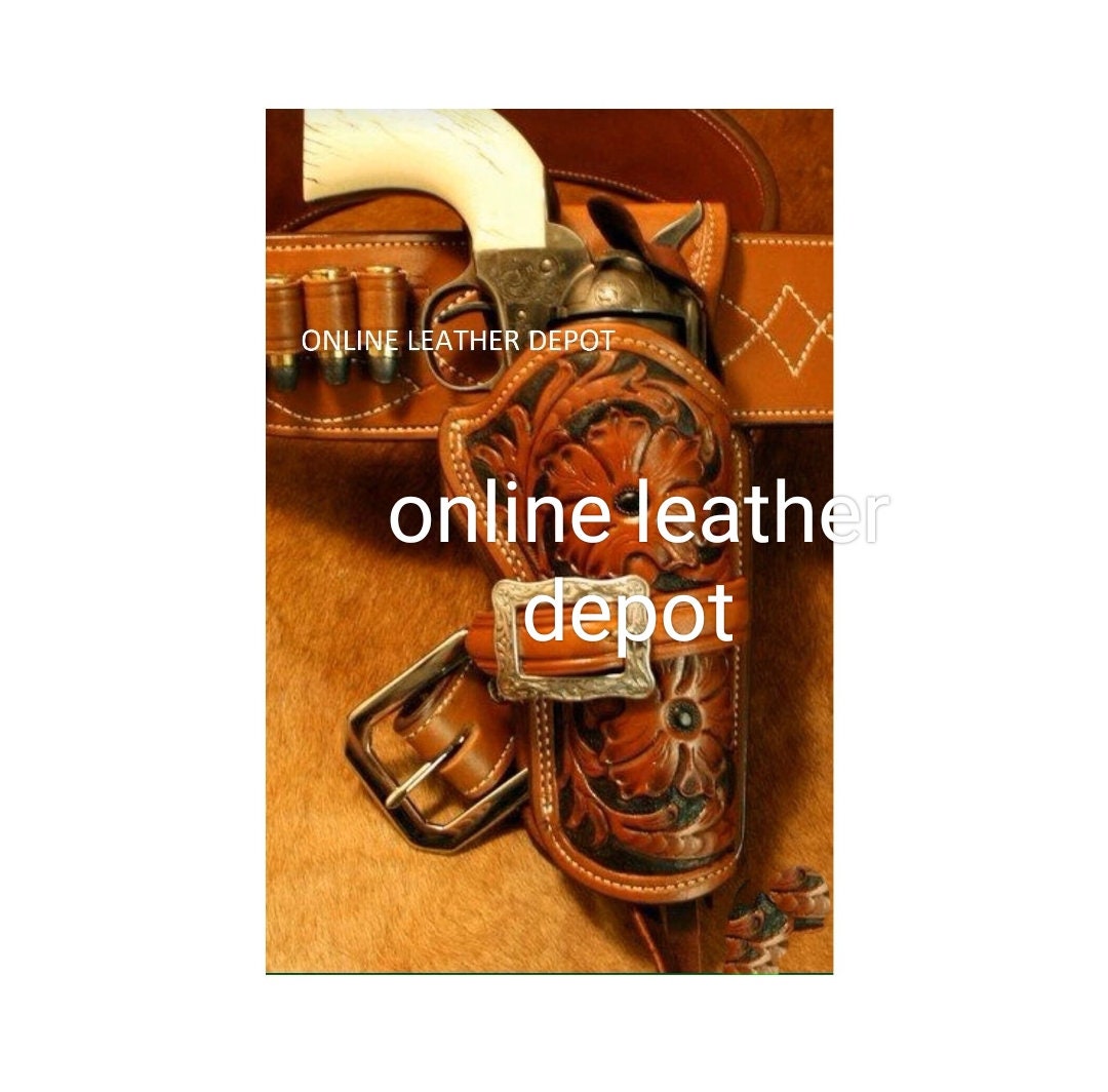 Cowboy Ammo Rigs Cartridge Belt Western Holster Revolver Holder Gun ...