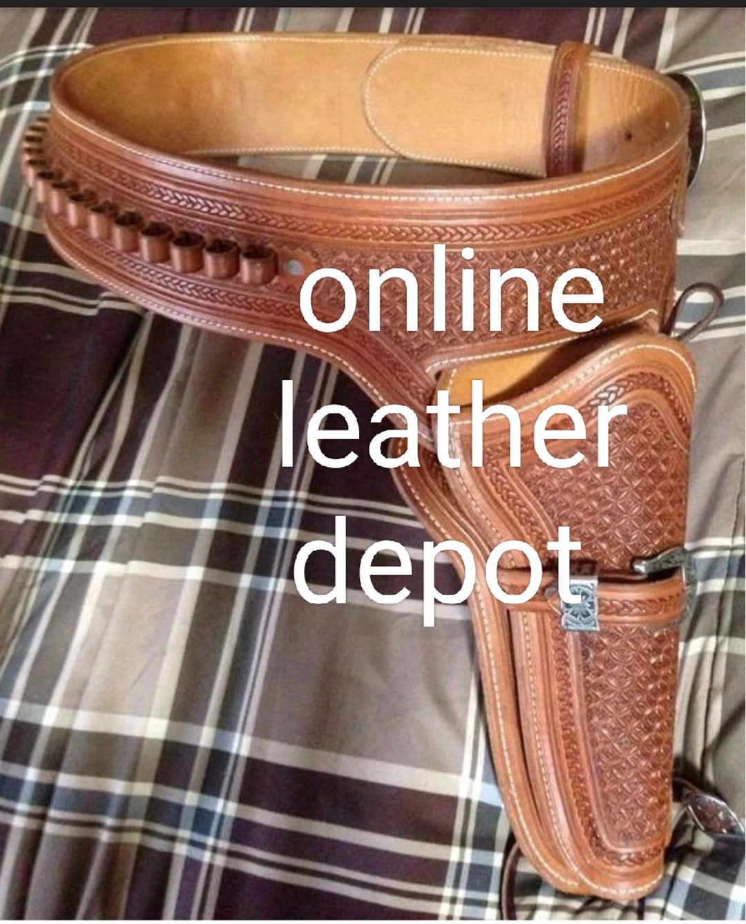 Cowboy Rigs With Holster Ammo Loops Revolver Holder .22 .32 .38 .357 ...