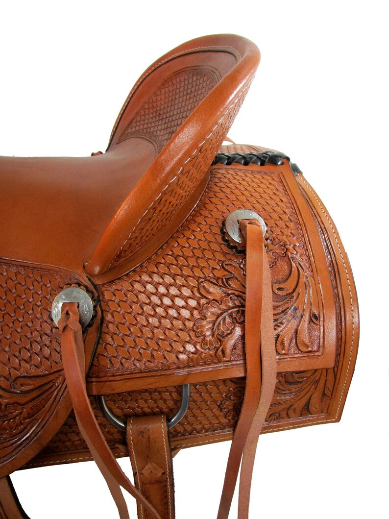 Western Saddle Pleasure Trail Hard Seat Wade Roping Saddles - Etsy