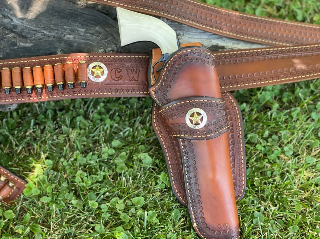 Cowboy Holster With Ammo Rigs - Etsy