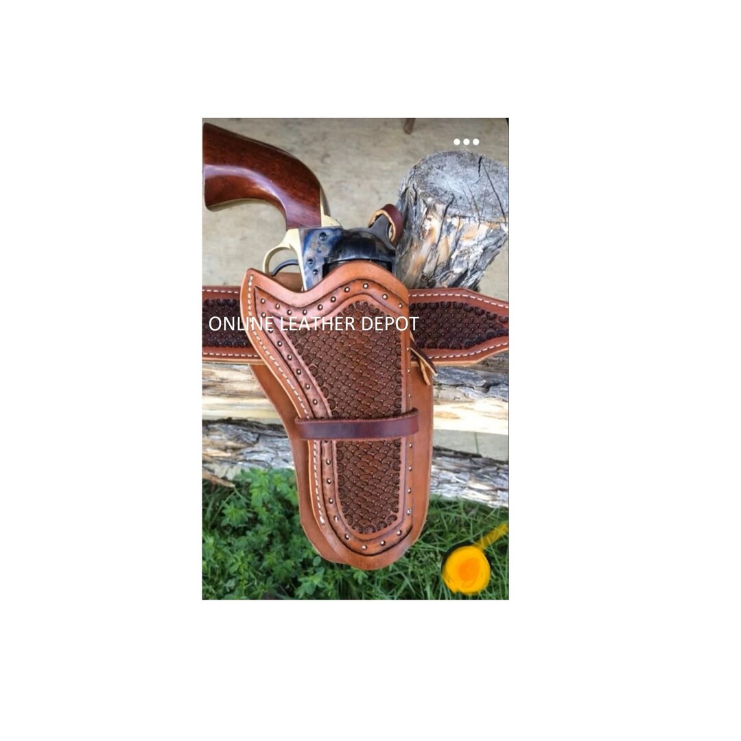 The railroad Boss Rig / Leather Single Action Revolver Holster and ...