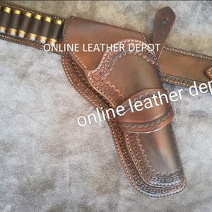 Action Ruger Colt Sass Rigs Cowboy Ammo Loops Western Cartridge Belt ...