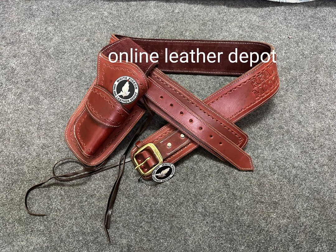 Western Cowboy Ammo Rigs Cartridge Belt Gun Holder .22 .357 .38 .44 .45 ...