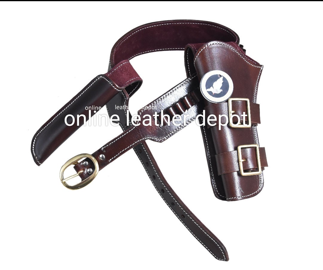 Western Cowboy Ammo Rigs Cartridge Belt Ruger Colt Sass .22 .357 .38 ...