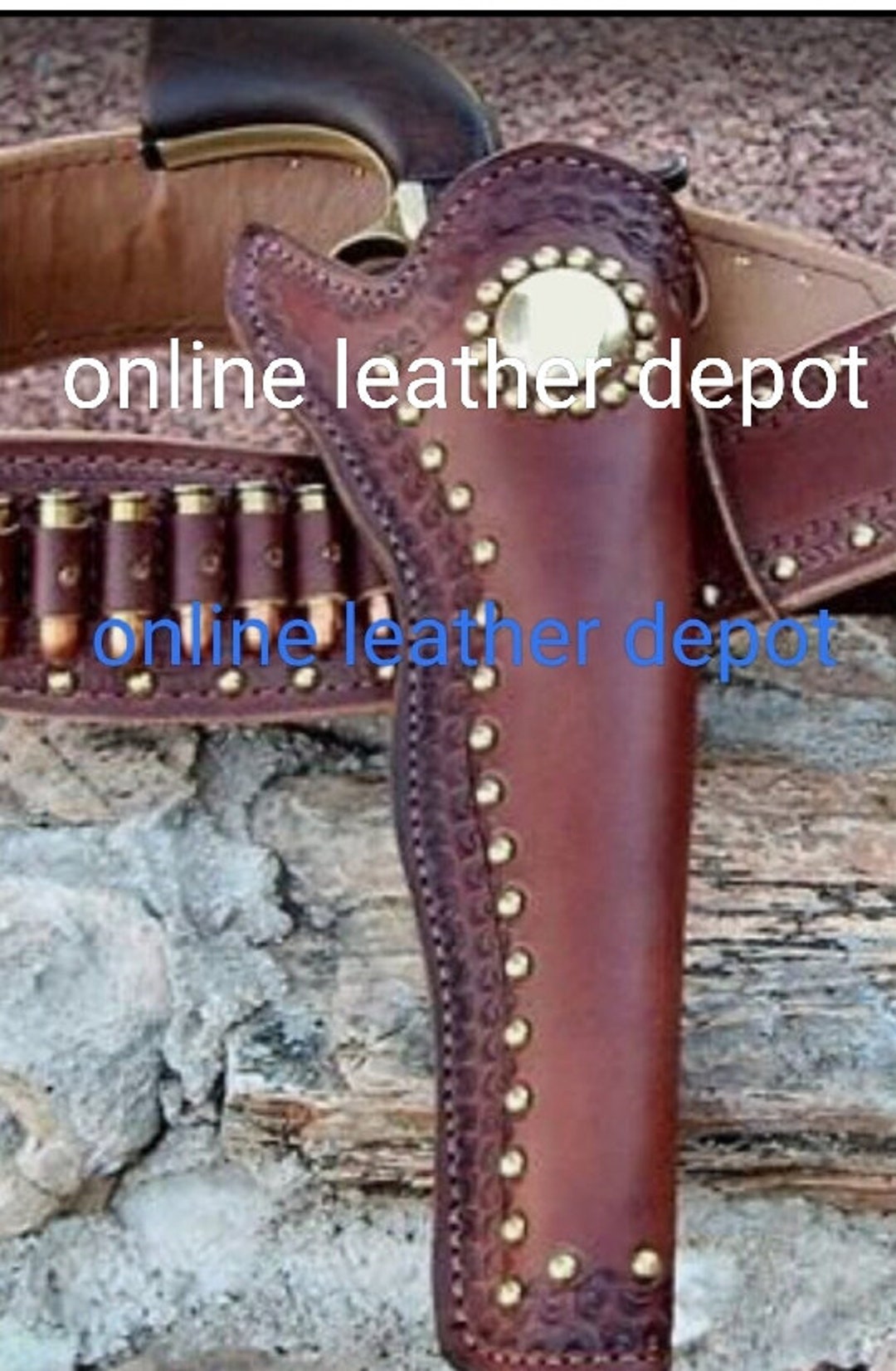 Cowboy Cartridge Belt Leather Saas Rigs .22 .38 .357 .44 .45 & 12 Guage - Etsy