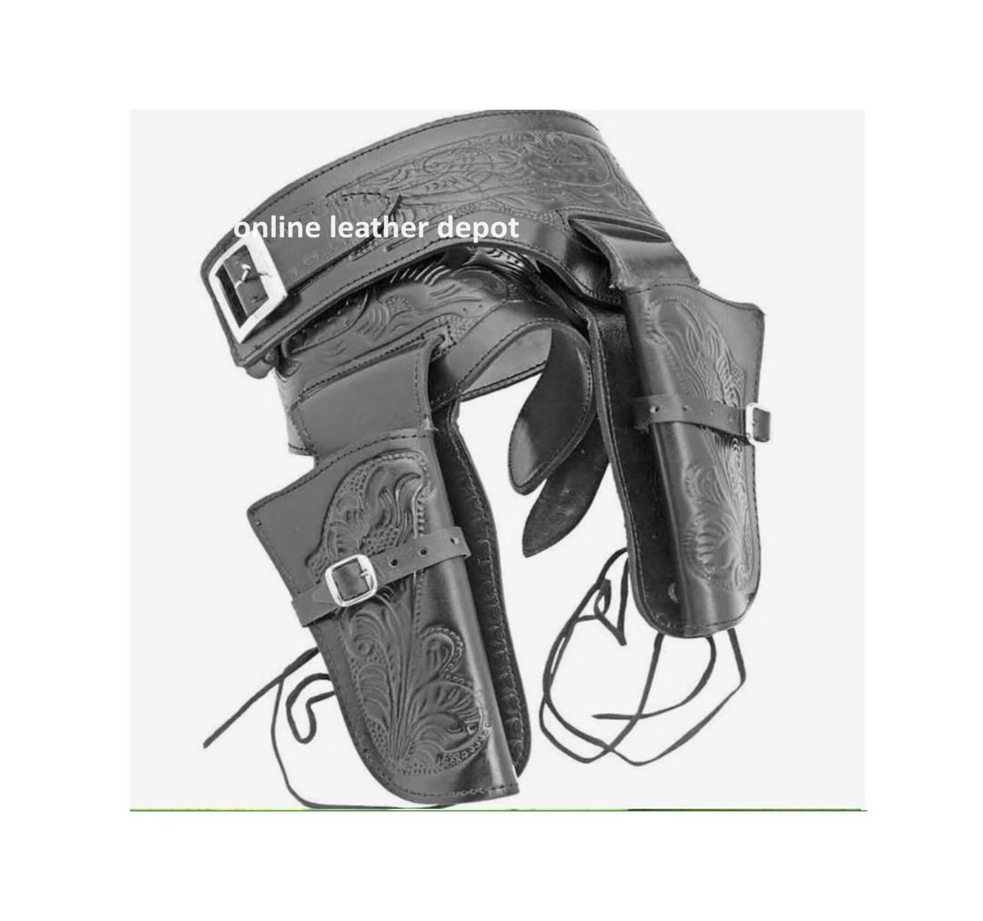 Cowboy Ammo Colt Sass Rigs Cartridge Belt Ruger Action Revolver Gun ...