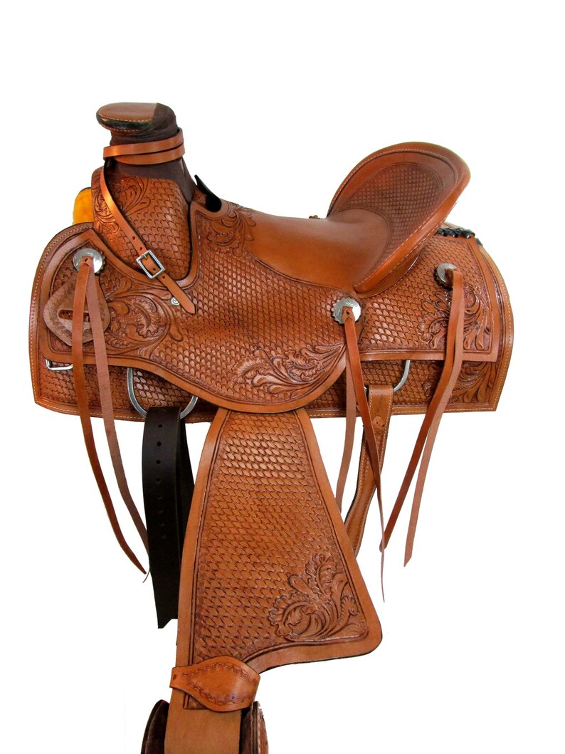 Western Saddle Pleasure Trail Hard Seat Wade Roping Saddles - Etsy