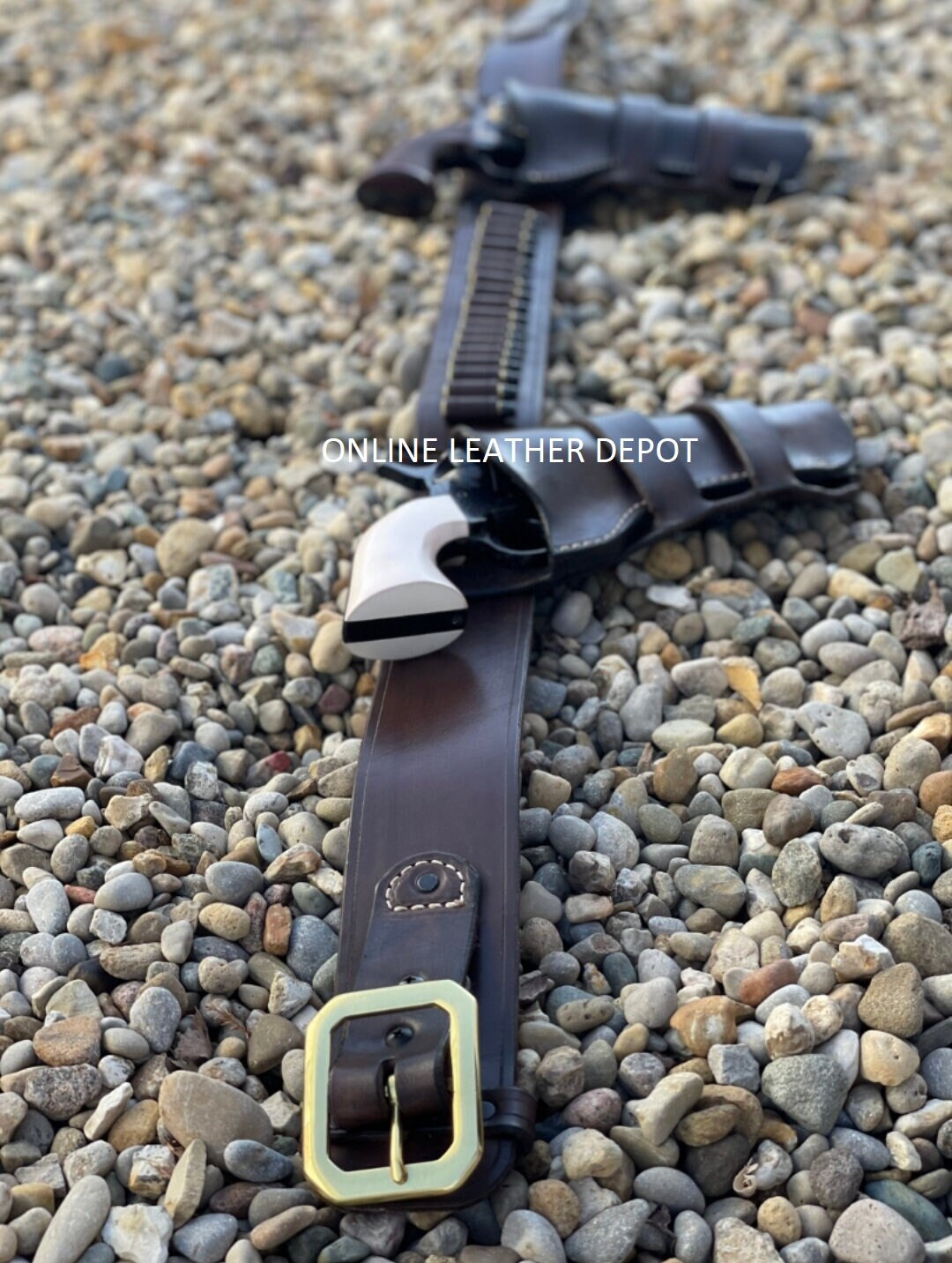 Custom Leather Revolver Holster Combo Set - Etsy