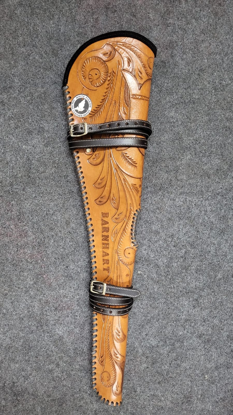 Handmade Buffalo Leather Rifle Scabbard, Lever Action Shotgun Case - Etsy