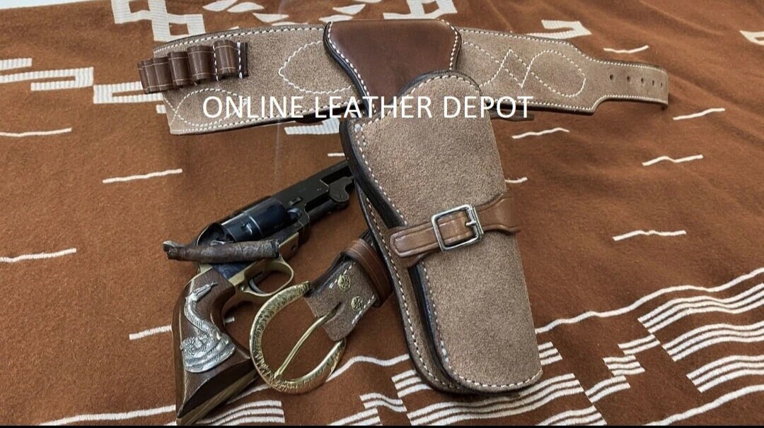 Cowboy Ammo Belt Saas Rigs Cartridge Belt .22 .357 .38 .44 .45 & 12 Guage - Etsy