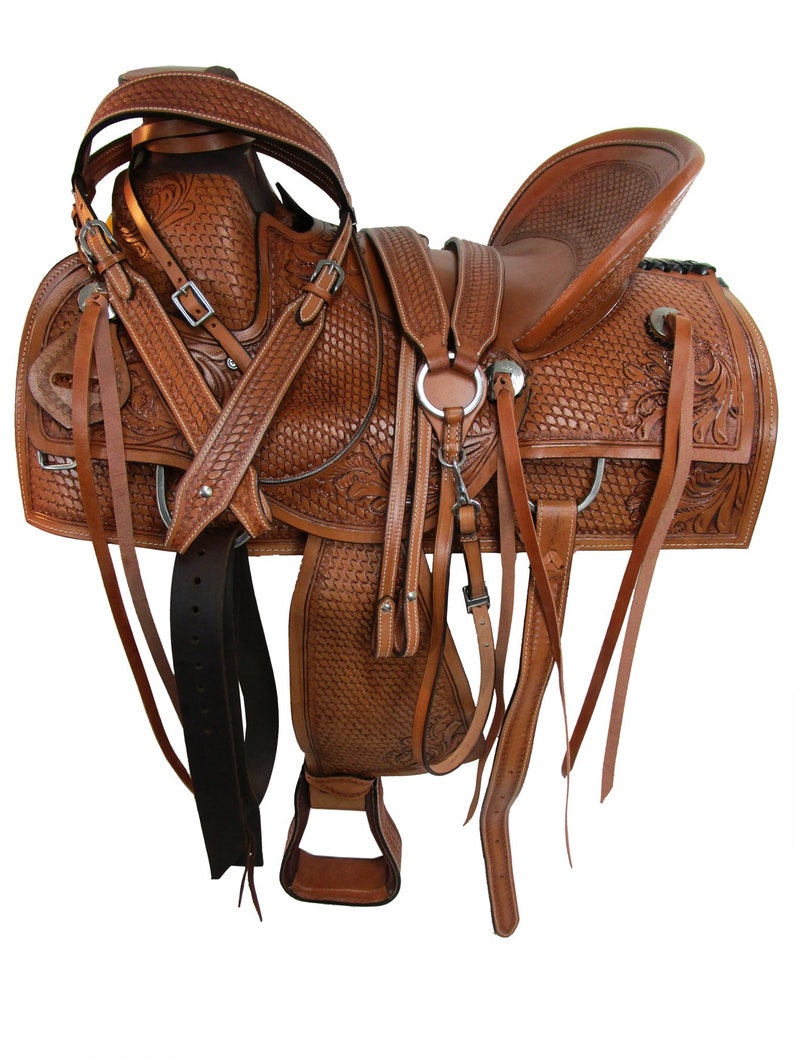 Western Saddle Pleasure Trail Hard Seat Wade Roping Saddles - Etsy
