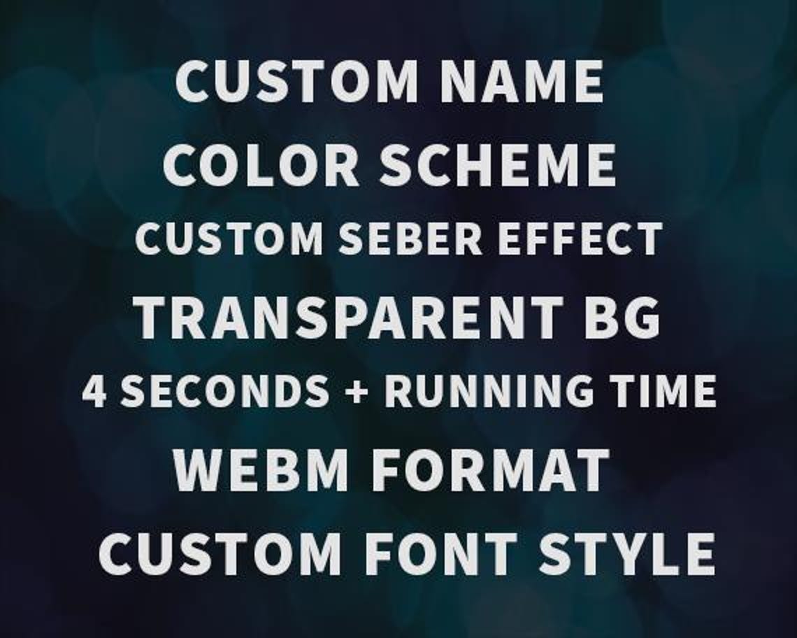 Custom Animated Name and Logo Overlay for Streamers | Twitch, Youtube ...