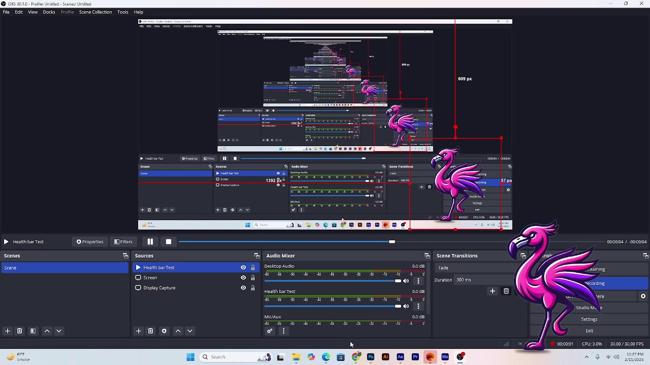 Animated Flamingo Vtuber Pet | Stream Overlay (PNG & Webm) - Etsy