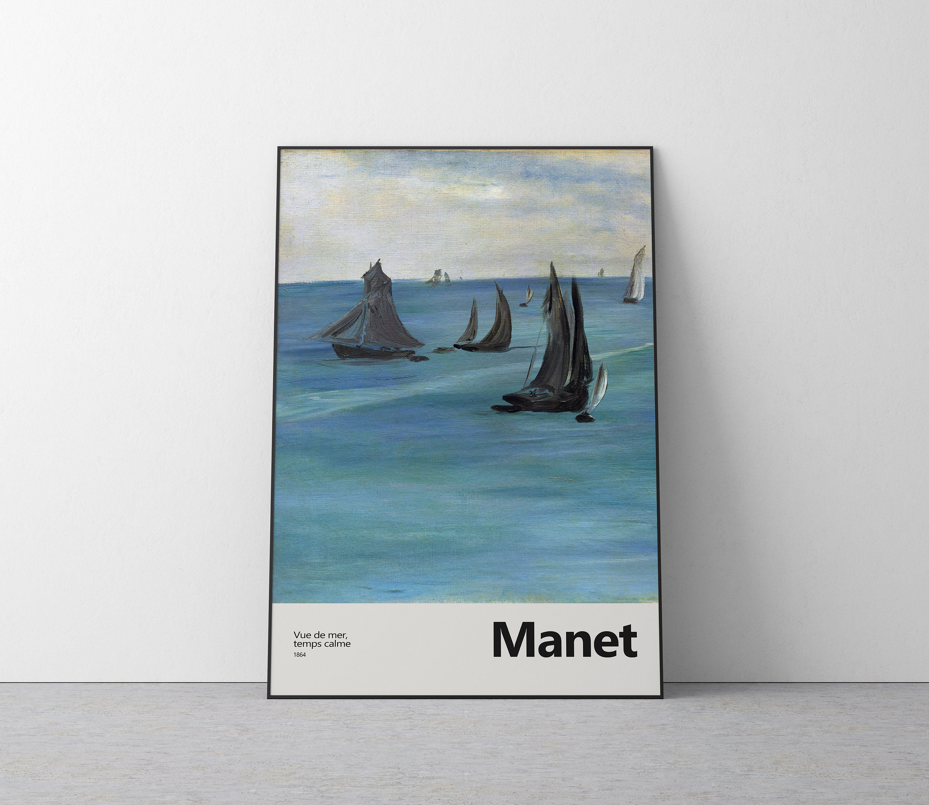 Édouard Manet - Sea View, Calm Weather, Vue De Mer, Temps Calme, 1864 ...