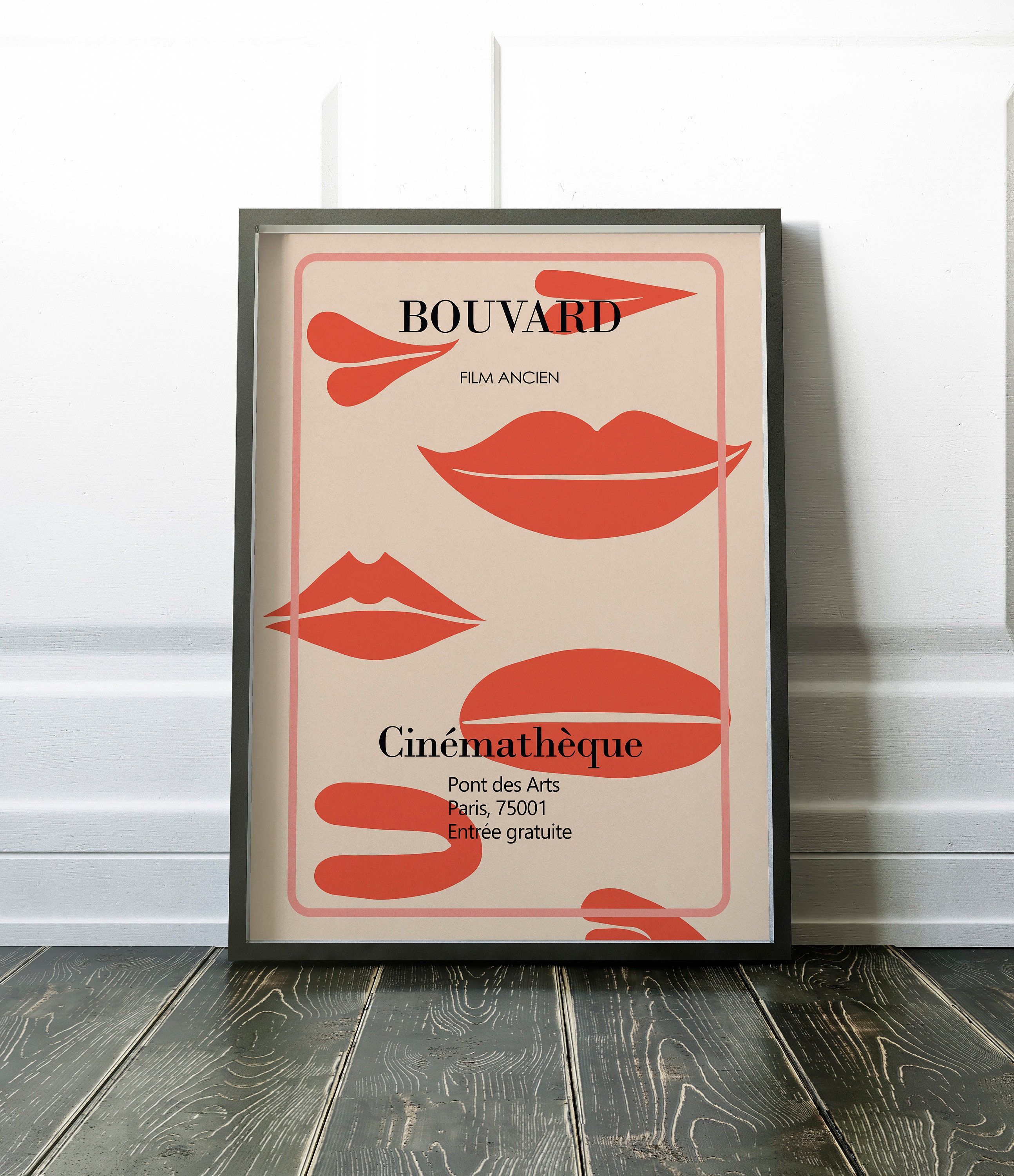 Film Ancien Bouvard Vintage French Exhibition Poster Etsy