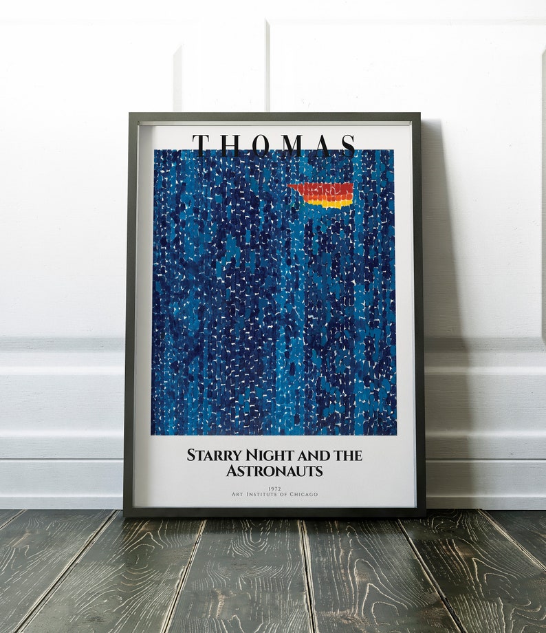 Alma Thomas - Starry Night and the Astronauts 1972 - Etsy