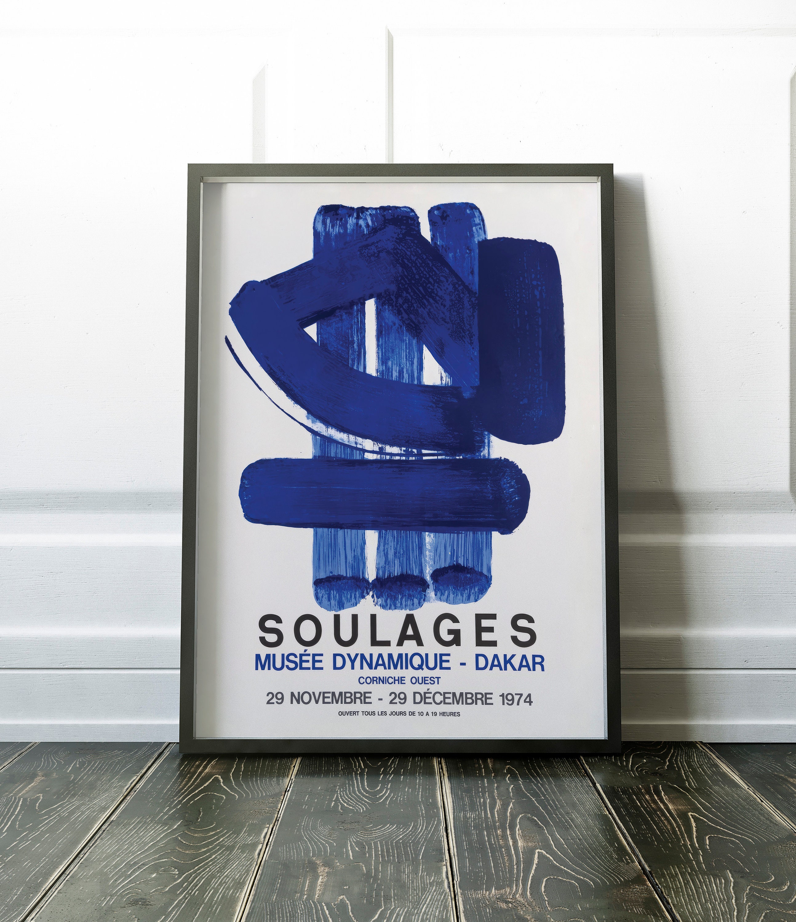 Pierre Soulages, Poster for Musée Dynamique Dakar, 1974 - Etsy