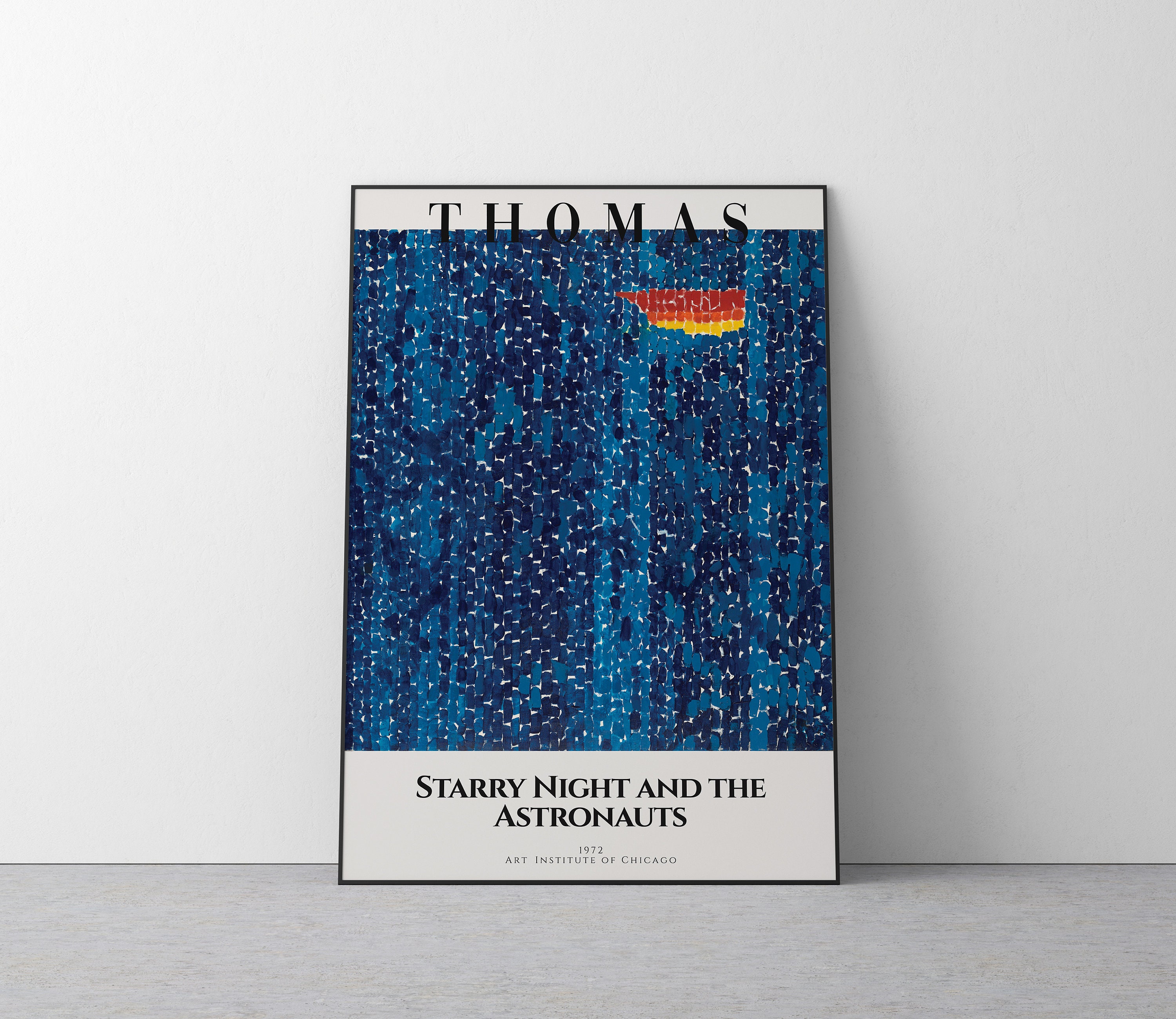 Alma Thomas Starry Night and the Astronauts 1972 - Etsy Australia