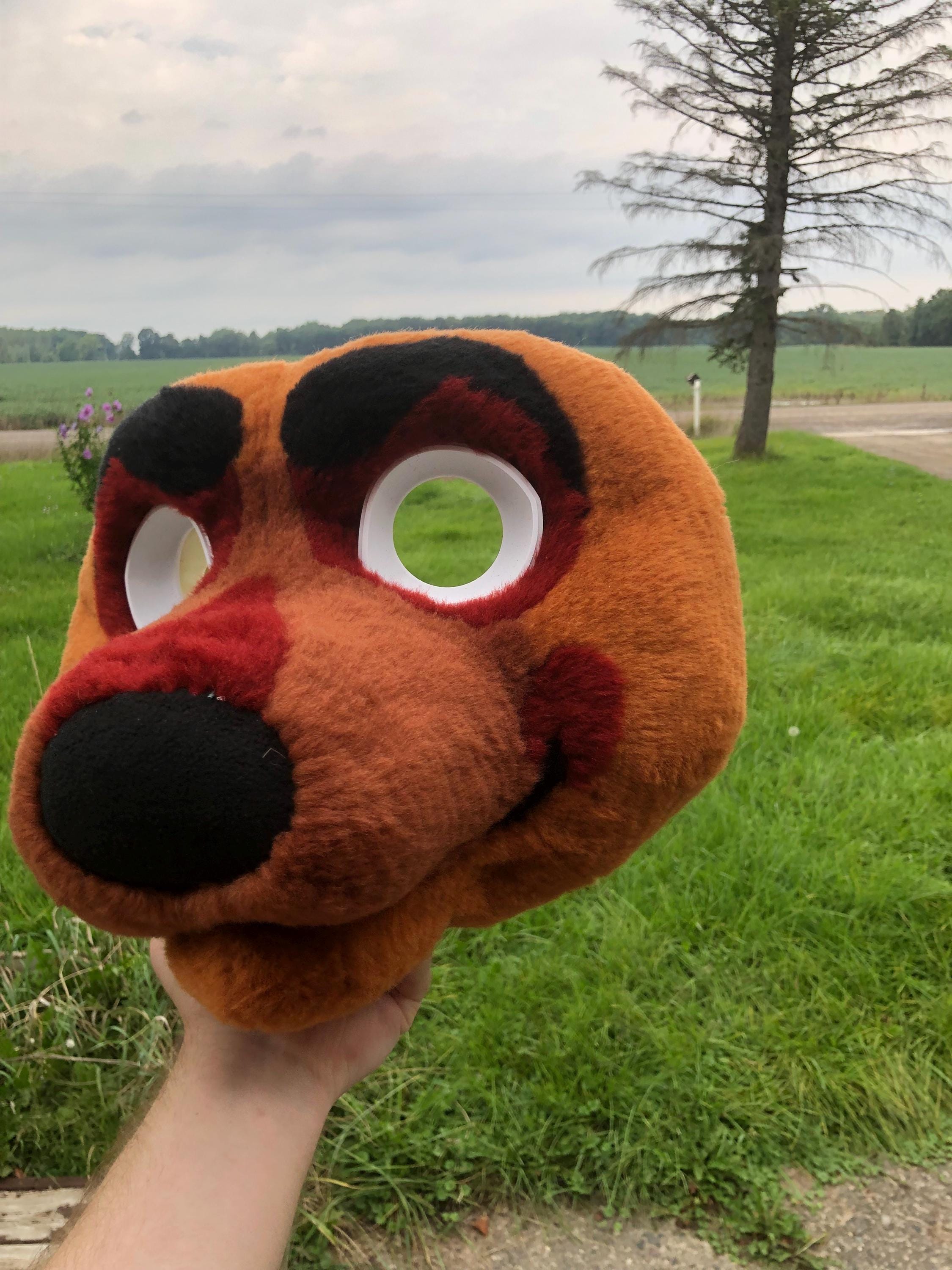 Fursuit Head/ Furry Costume/ Furry/orange Fursuit - Etsy