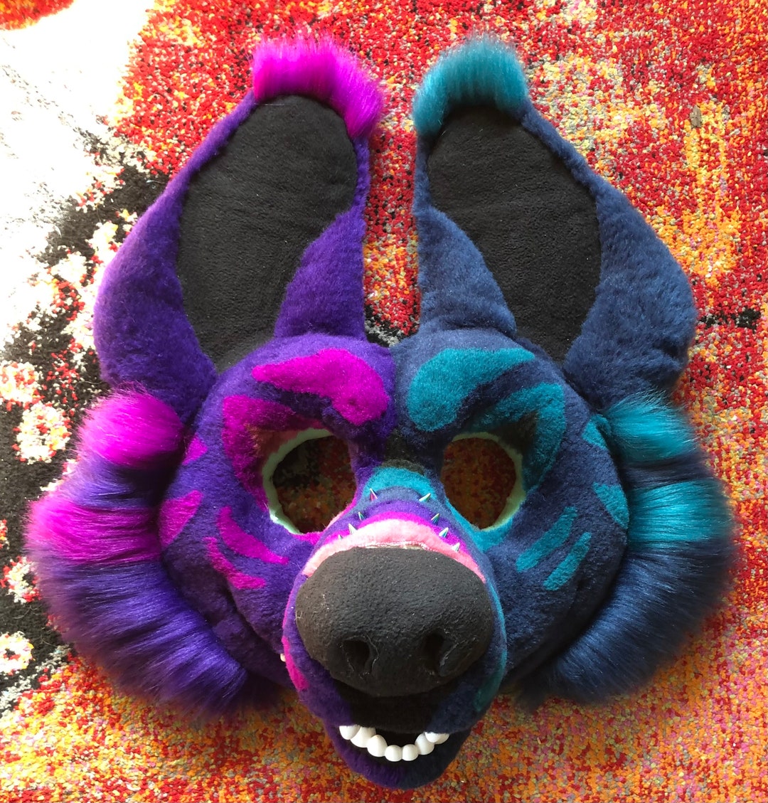 Read Description Hyena Fursuit/ Fursuit Premade/ Hyena/ Furry/ Purple ...