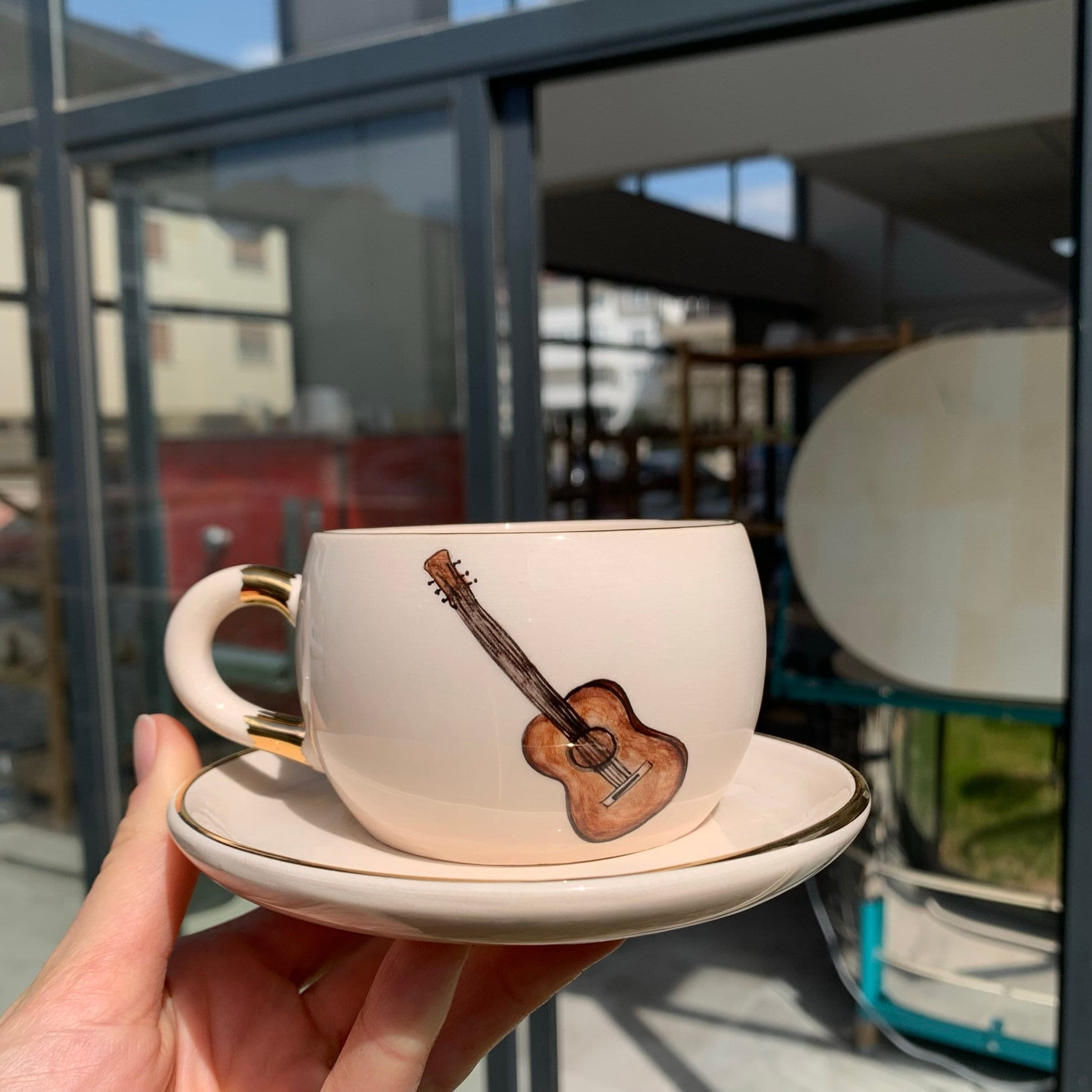 Handmade Orchestra Coffee Cup: Personalized Musical Instrument Ceramic ...