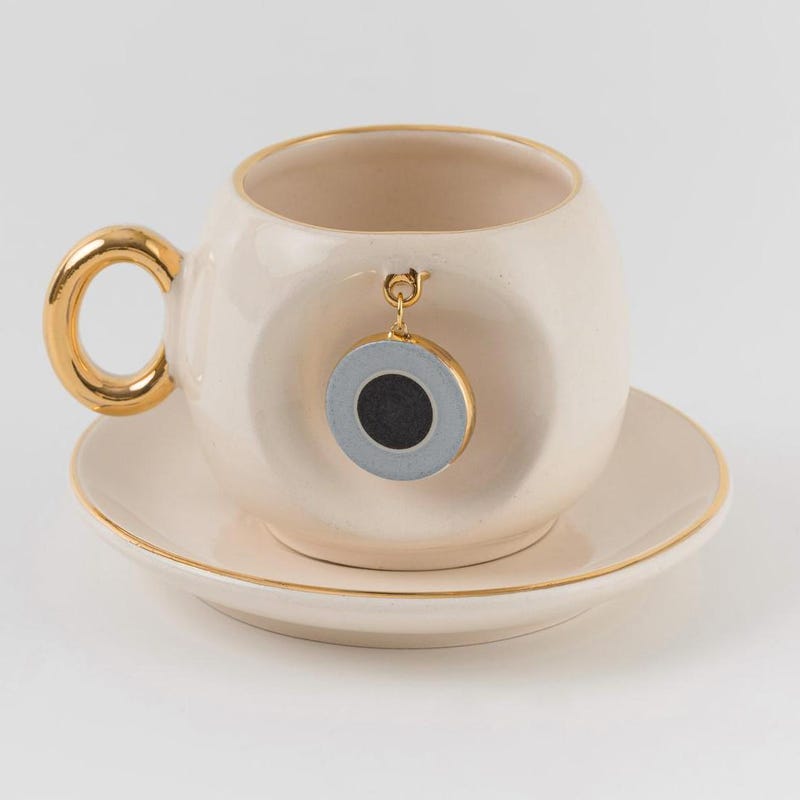 Evil Eye Coffee Cup - Etsy