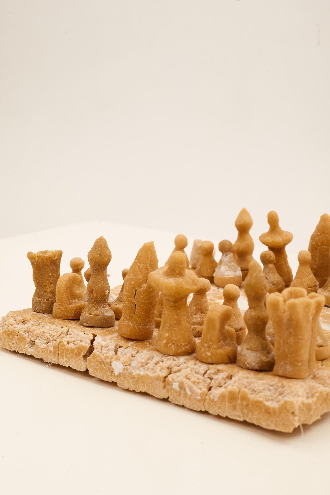Handmade Dough Chess Set – Unique Artistic Chessboard – Play & Display ...
