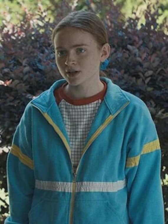 Stranger Things S04 Max Mayfield Blue Jacket Lightweight - Etsy