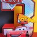 Cars on the Road 3D Number, Lightning Mcqueen 3D Numbers, 3D Car ...